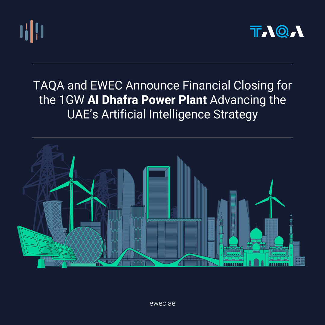 EWEC supplies power and water to the Abu Dhabi region.